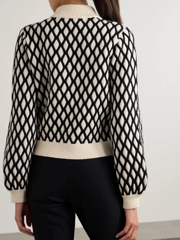 Perfect Moment Wool And Cashmere-blend Jacquard Sweater