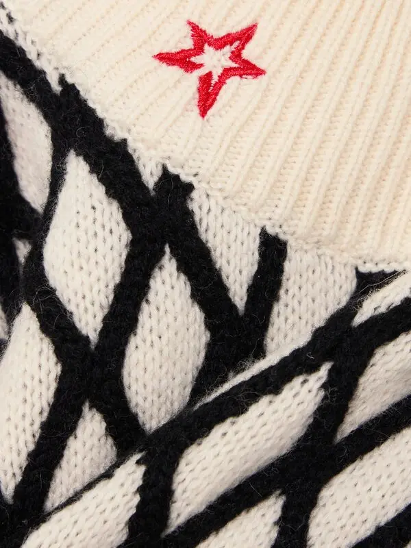 Perfect Moment Wool And Cashmere-blend Jacquard Sweater