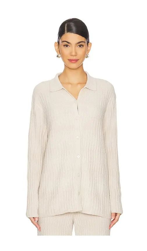 Barefoot Dreams Cozychic Ultra Light Wave Shirt In . Also - Beige