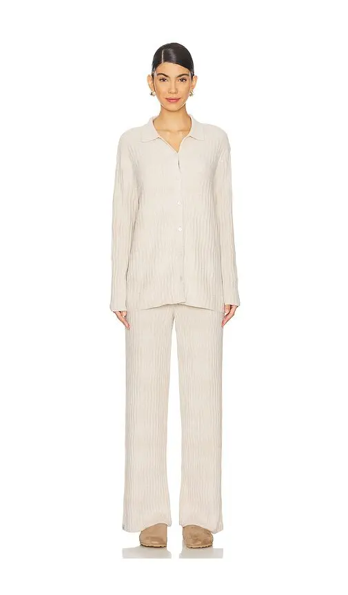 Barefoot Dreams Cozychic Ultra Light Wave Shirt In . Also
