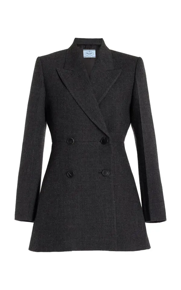 Prada Double-breasted Suiting Blazer
