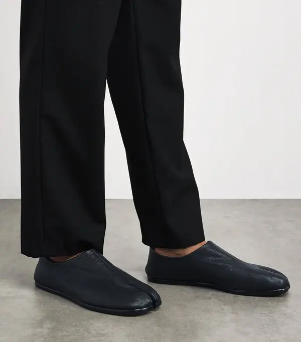MAISON MARGIELA Nappa Leather Tabi Babouche Mules