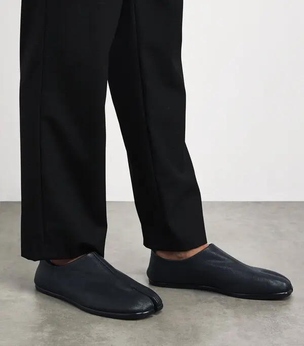 MAISON MARGIELA Nappa Leather Tabi Babouche Mules