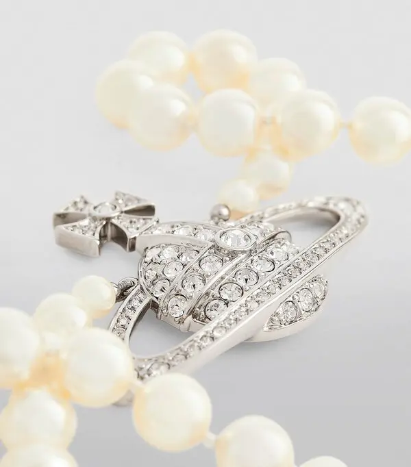 VIVIENNE WESTWOOD Pearl Bas Relief Necklace