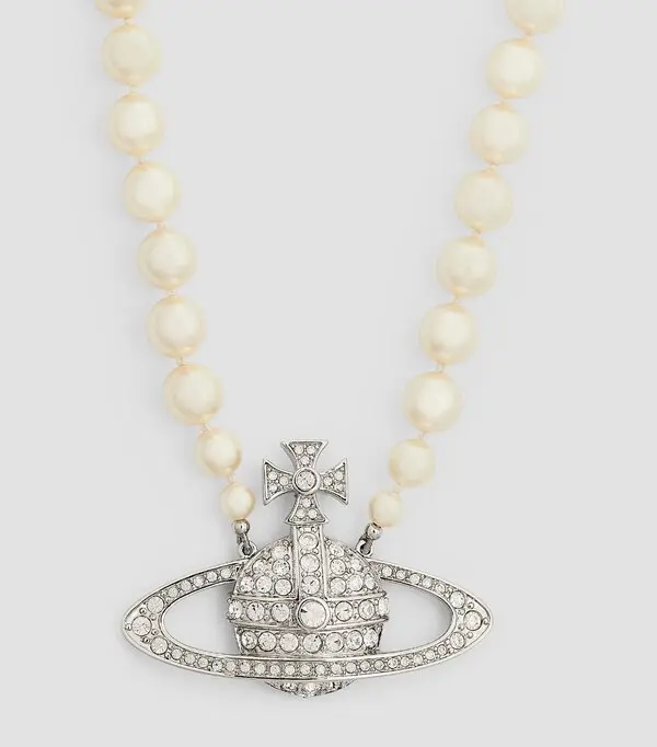 VIVIENNE WESTWOOD Pearl Bas Relief Necklace