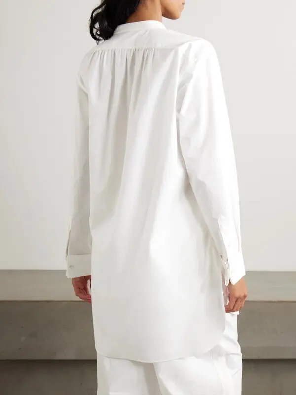 THE ROW Hari Cotton Poplin Shirt