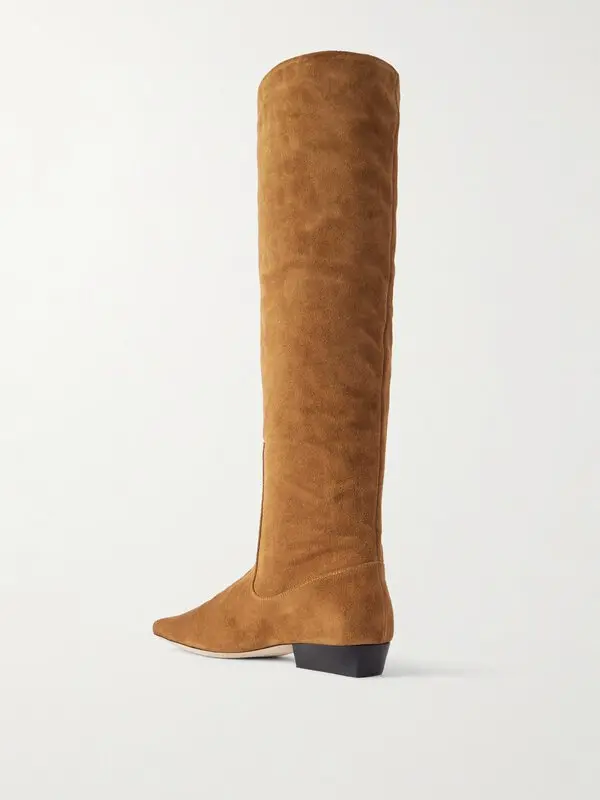 Staud Wally Suede Knee-high Boots