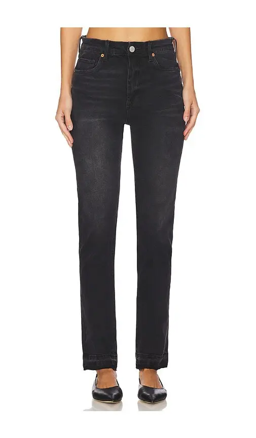 Blanknyc Jet-setting High-waisted Jeans - Black