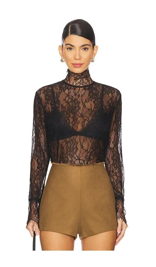 NONCHALANT LABEL Mary Lace Top