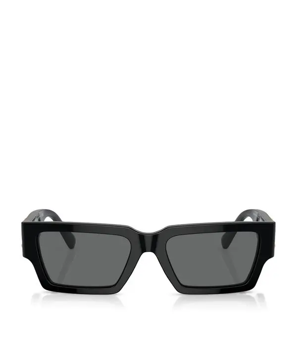 Versace Acetate Medusa Detail Sunglasses - Black