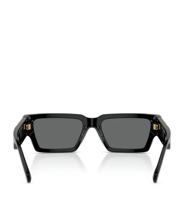 Versace Acetate Medusa Detail Sunglasses - Black