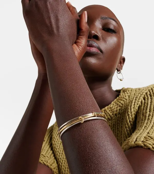 SPINELLI KILCOLLIN Linked Bangles In Sterling Silver And 18kt