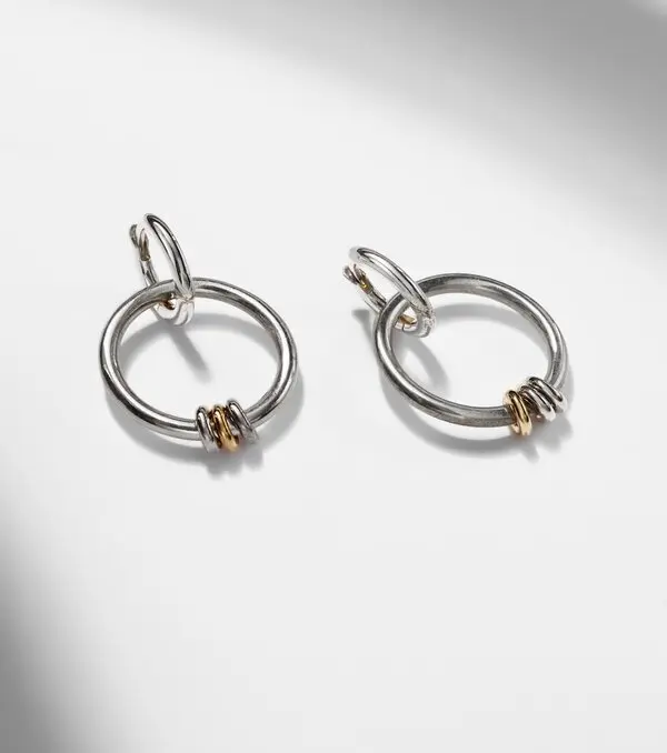 SPINELLI KILCOLLIN Sirius Versa Sterling And 18kt Gold Hoop Earrings