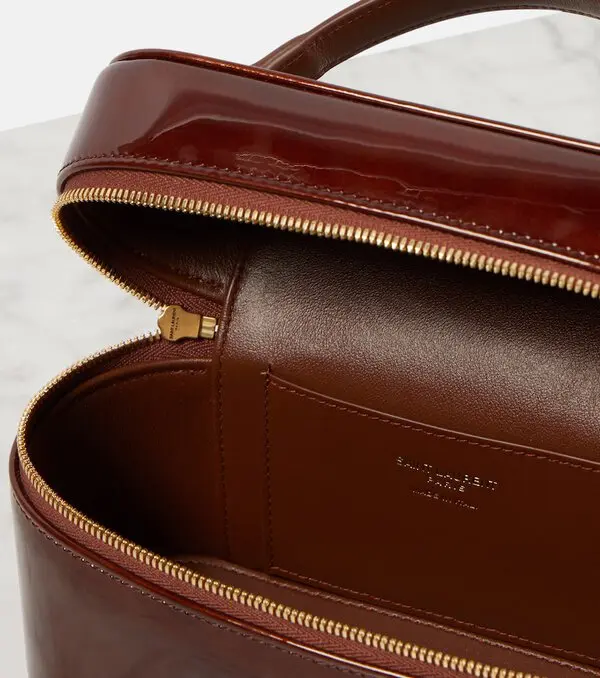 Saint Laurent Gaby Cassandre Patent Leather Vanity Bag