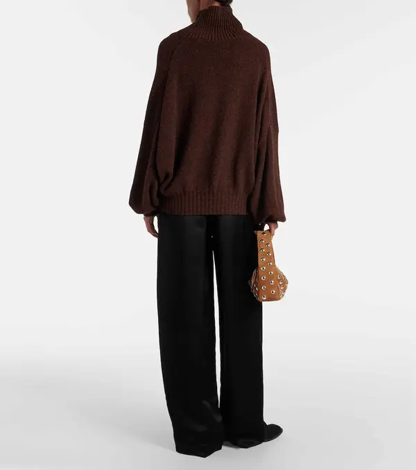 Khaite Morris Cashmere-blend Roll Neck Sweater