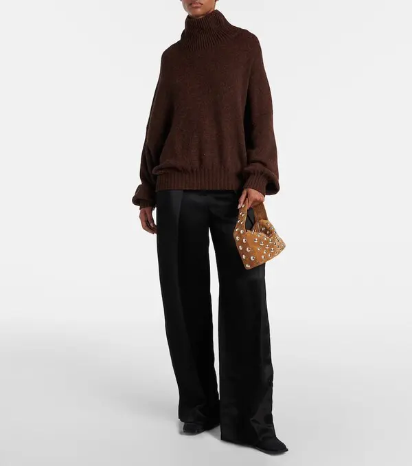 Khaite Morris Cashmere-blend Roll Neck Sweater