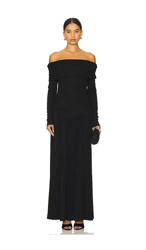 Lioness Field Of Dreams Maxi Dress - Black