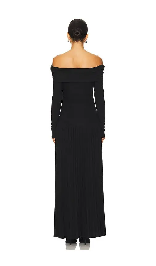 Lioness Off-the-shoulder Maxi Dress With Ruched Sides