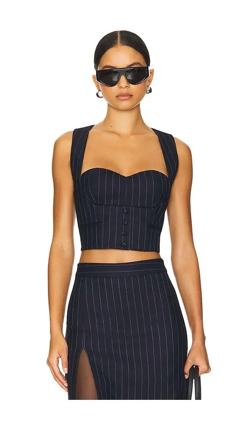Retrofete Monet Waistcoat - Navy