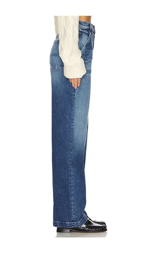 MOTHER The Stud Finder Sneak Jeans - Denim-medium