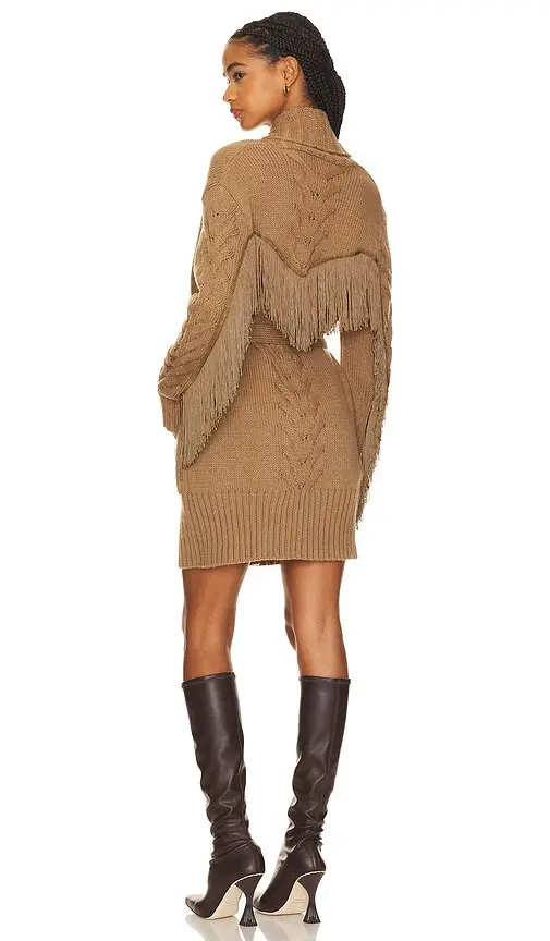 UNDERSTATED LEATHER Midi Rodeo Robe In . Also - Brown