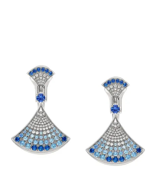 BVLGARI Divas’ Dream White Earrings - Gold