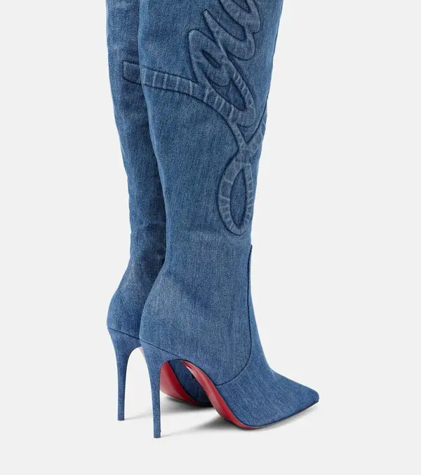 CHRISTIAN LOUBOUTIN Kate Botta Alta 100 Over-the-knee Boots