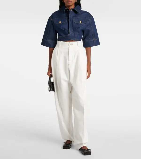 Jacquemus Ballet Leather Ballet Flats