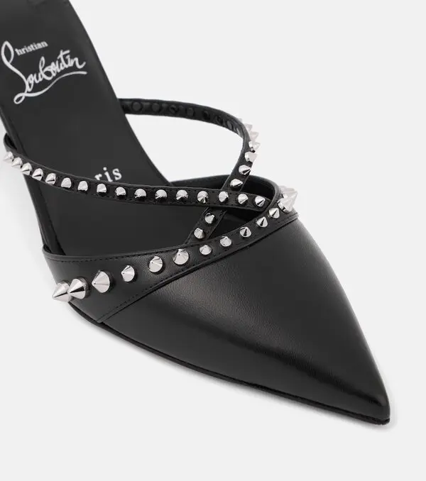 CHRISTIAN LOUBOUTIN Tatoosh 70 Studded Leather Mules