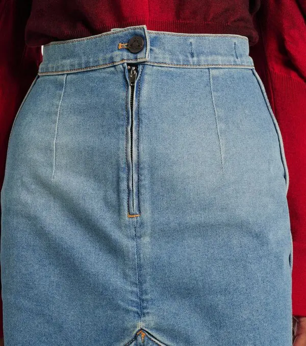 VIVIENNE WESTWOOD Denim Pencil Skirt