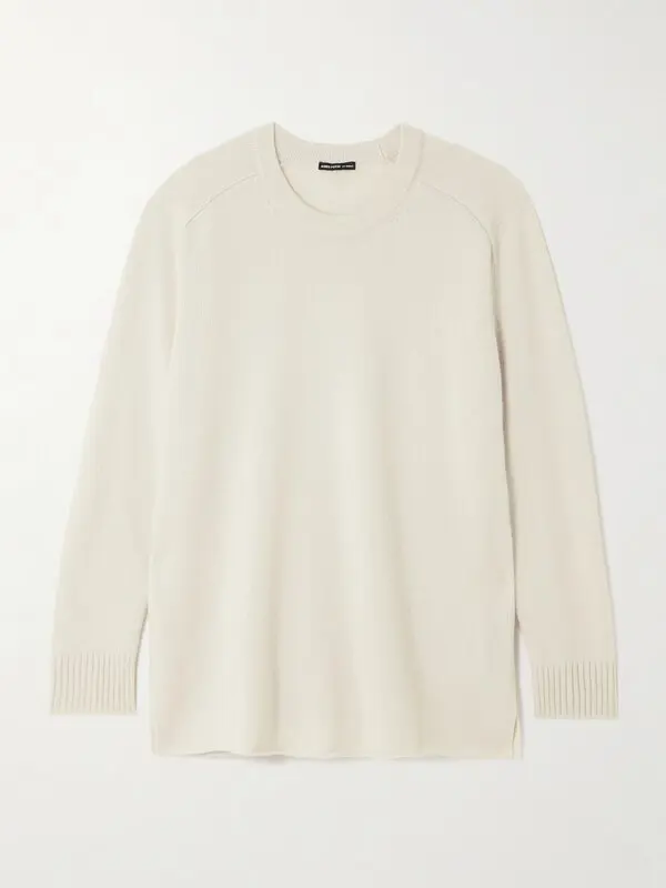 JAMES PERSE Recycled Cashmere Sweater With Side Slits
