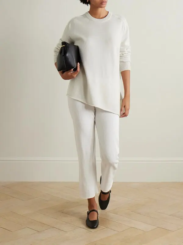 JAMES PERSE Recycled Cashmere Sweater With Side Slits