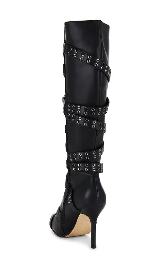 NIIHAI Strappy Stiletto Boots