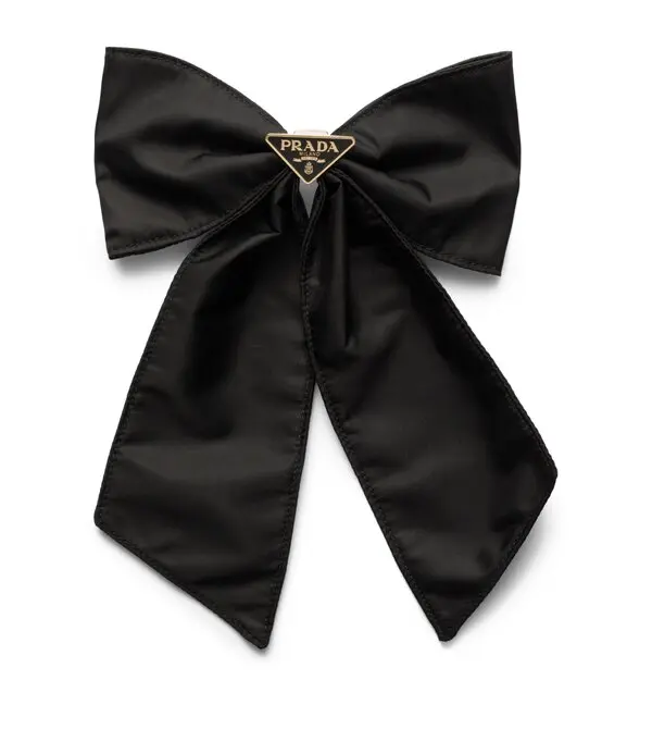 Prada Re-nylon Bow Hair Clip