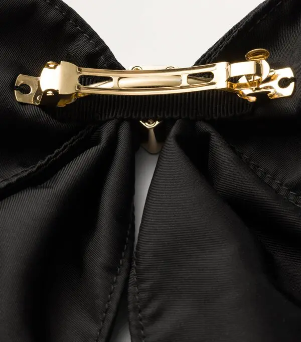 Prada Re-nylon Bow Hair Clip