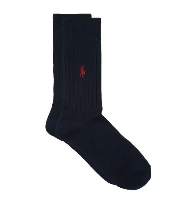 Polo Ralph Lauren Short Cotton Socks - Navy