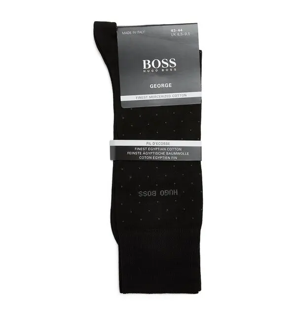 BOSS George Pin Dot Crew Socks