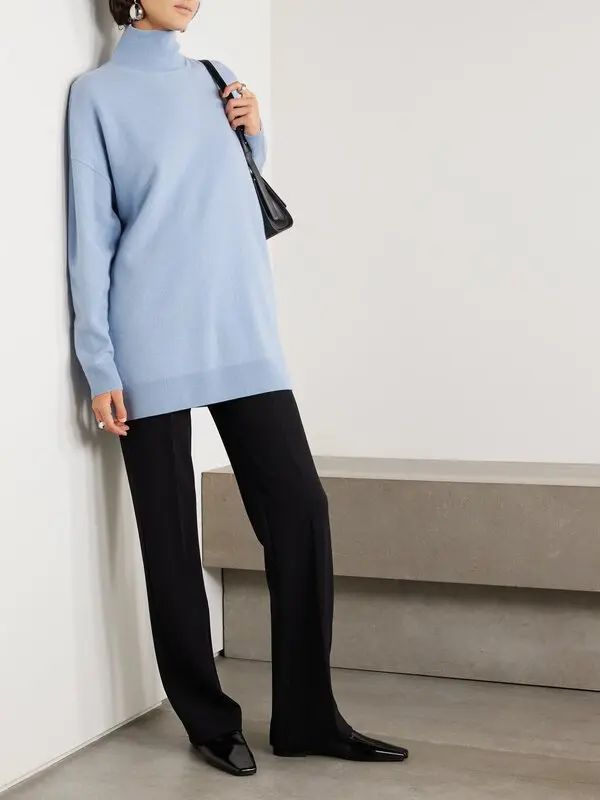 LESET Zoe Knitted Turtleneck Sweater