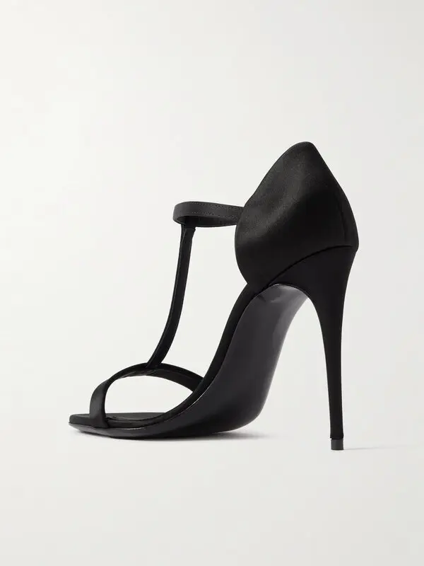 Dolce & Gabbana Satin T-bar Sandals