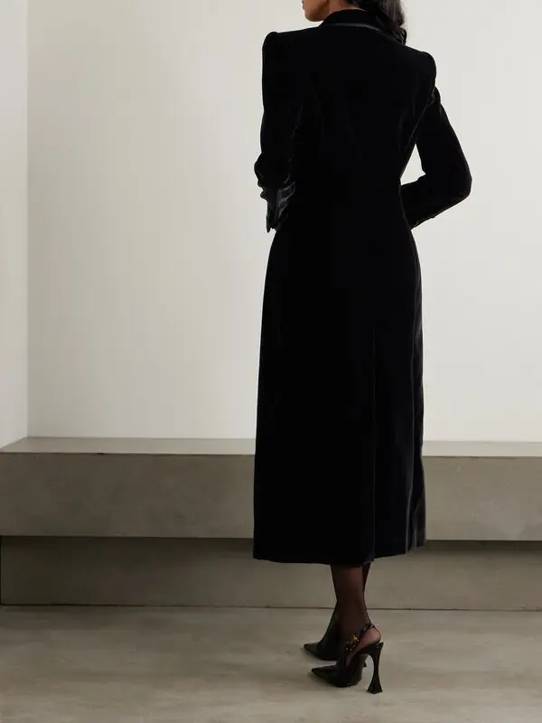 Dolce & Gabbana Double-breasted Velvet Coat