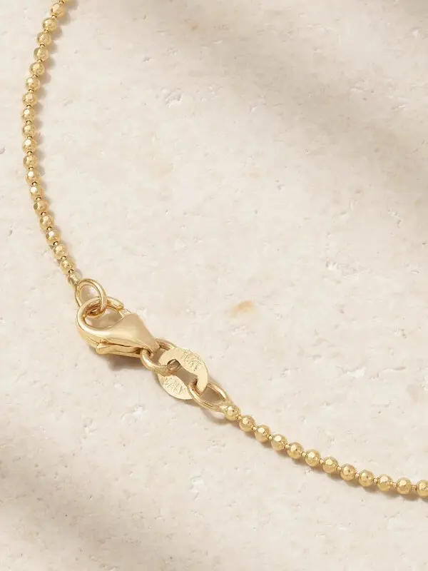 ANITA KO 18-karat Diamond And Pearl Necklace