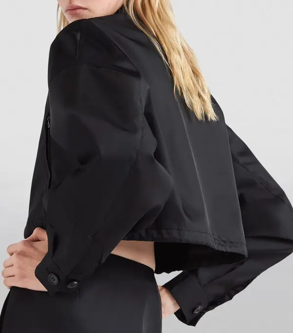 Prada Crop Collared Re-nylon Jacket