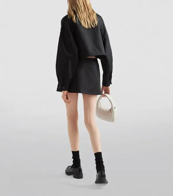 Prada Crop Collared Re-nylon Jacket