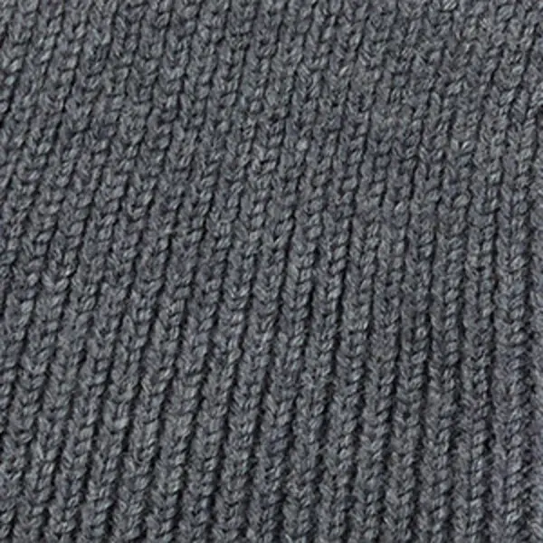 BOSS Virgin Wool Logo Beanie - Grey
