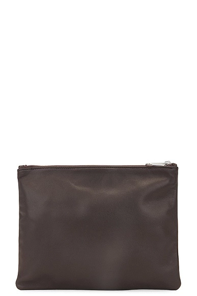 THE ROW Allegra Pouch - Chocolate Ans
