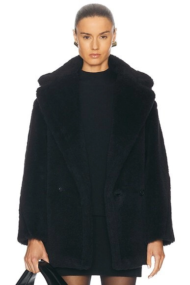 Max Mara Olga Short Coat - Black