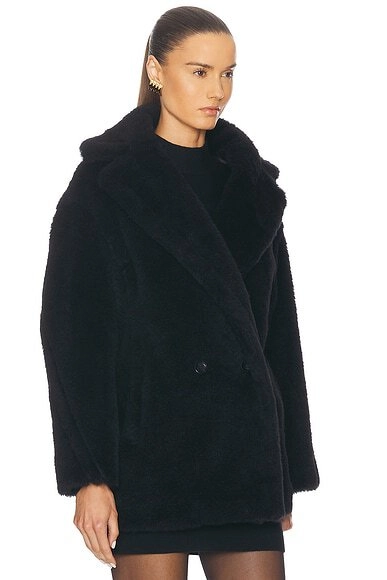 Max Mara Olga Short Coat - Black