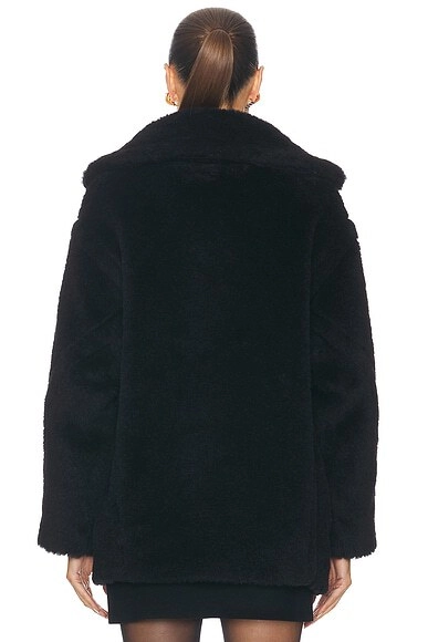 Max Mara Olga Short Coat - Black