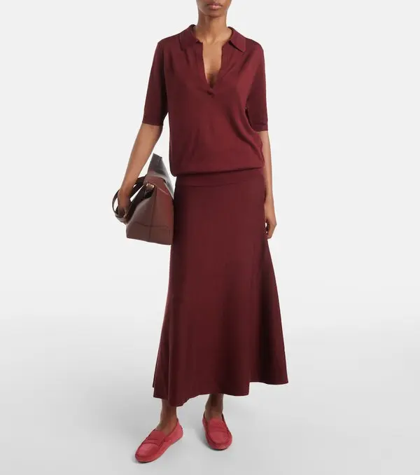 TOD'S Gommino Suede Loafers - Pink