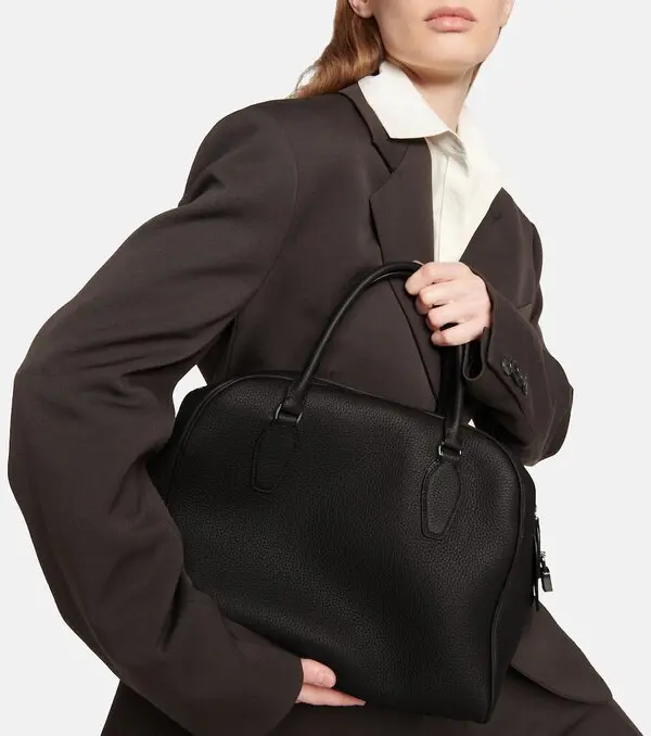 THE ROW India Leather Tote Bag - Brown